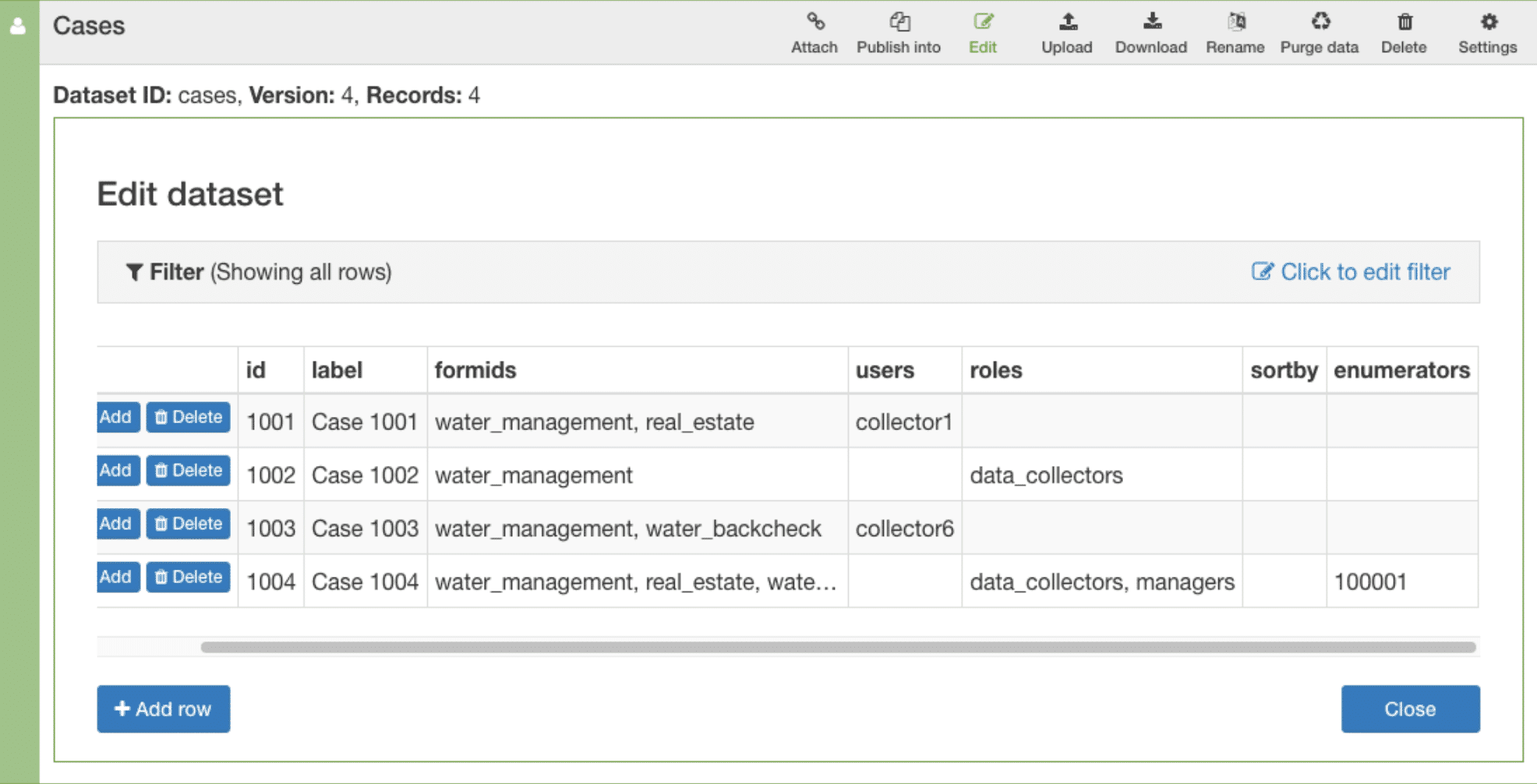 Entity-based data collection - SurveyCTO