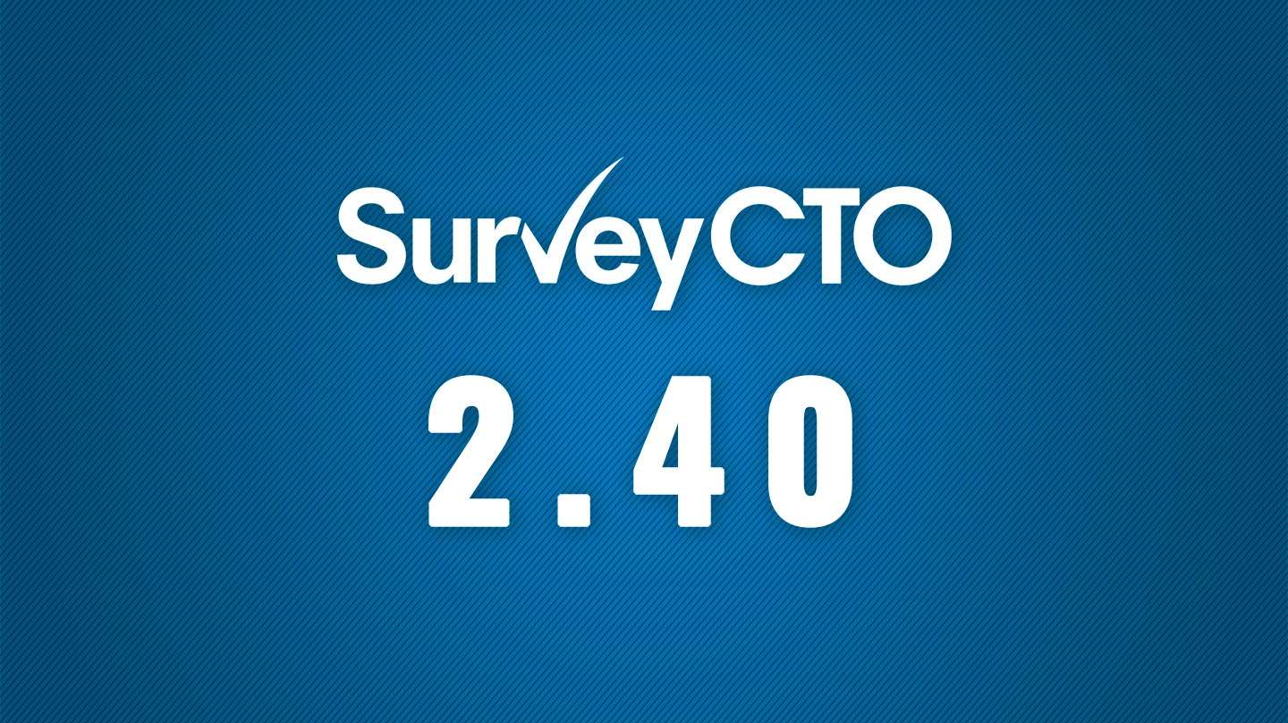 Form testing interface: Better surveys in less time - SurveyCTO